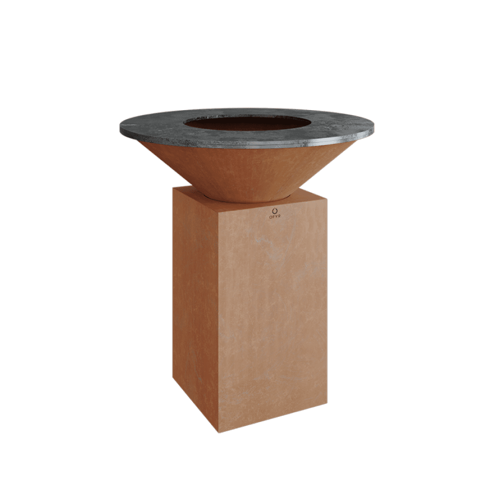 Gratar OFYR Corten 85 cu vatra de gatit pe lemne - Seminee CreativeWork ...