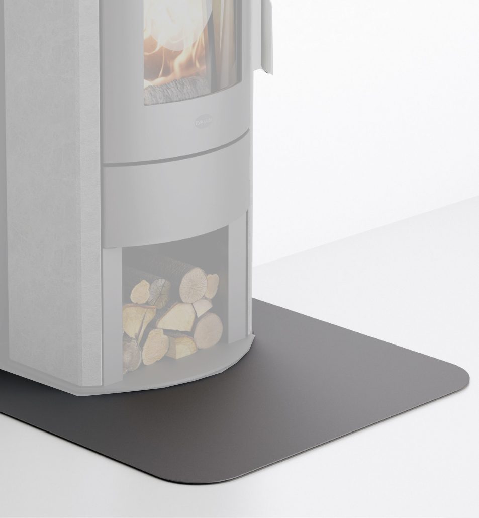 Tabla 2mm model colt protectie sub soba - 90x90cm - Seminee ...